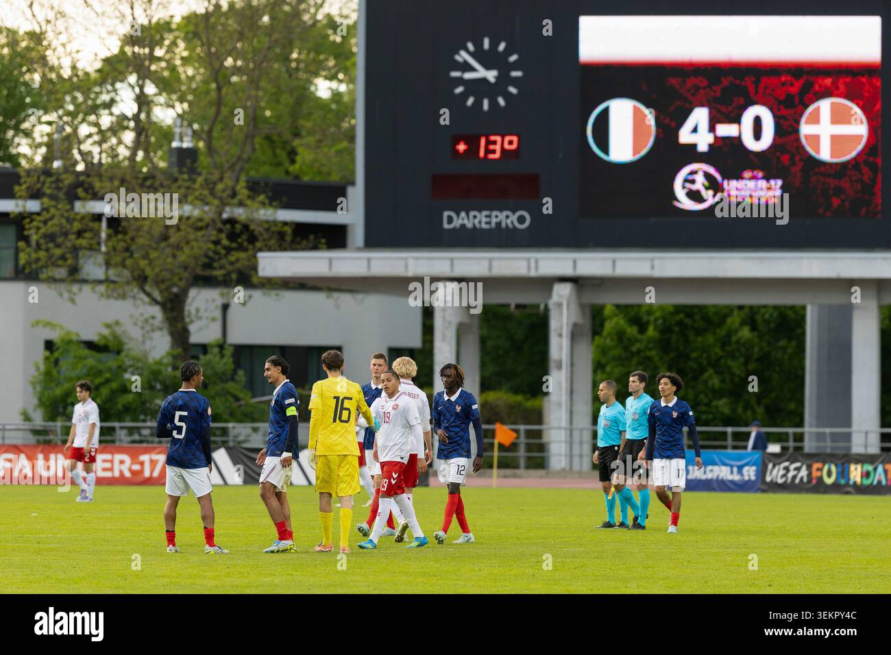TALLIN, ESTONIA - MAY 29: Final score of the UEFA European Under-17 ...