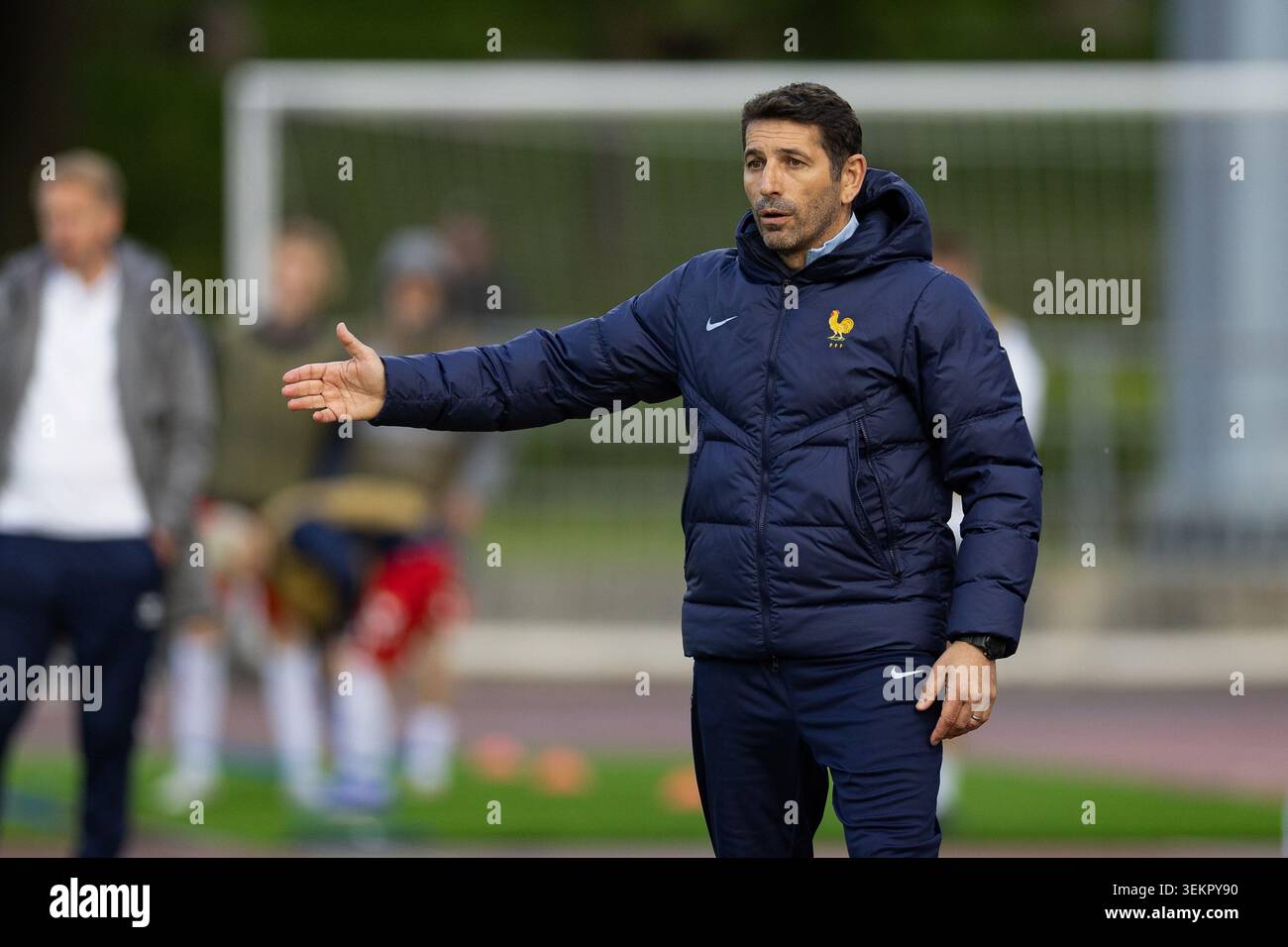 TALLIN, ESTONIA - MAY 29: José Alcocer, Head coach of France during the ...