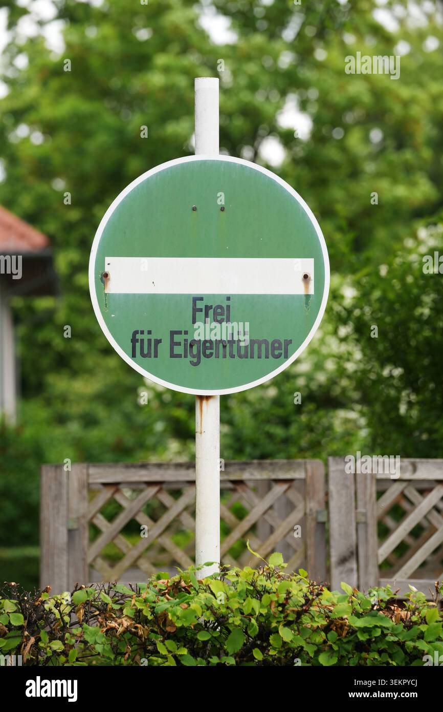 Autoverkehr GER, Deutschland, 20260603, Symbolbild, Verbotsschild ...
