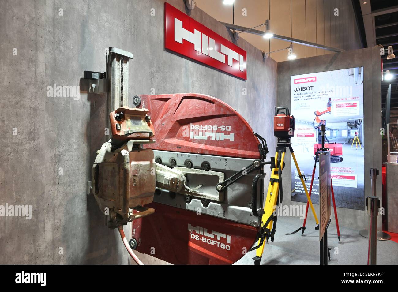 Hong Kong's innovative power tools HILTI, display at the OSH INNO EXPO ...