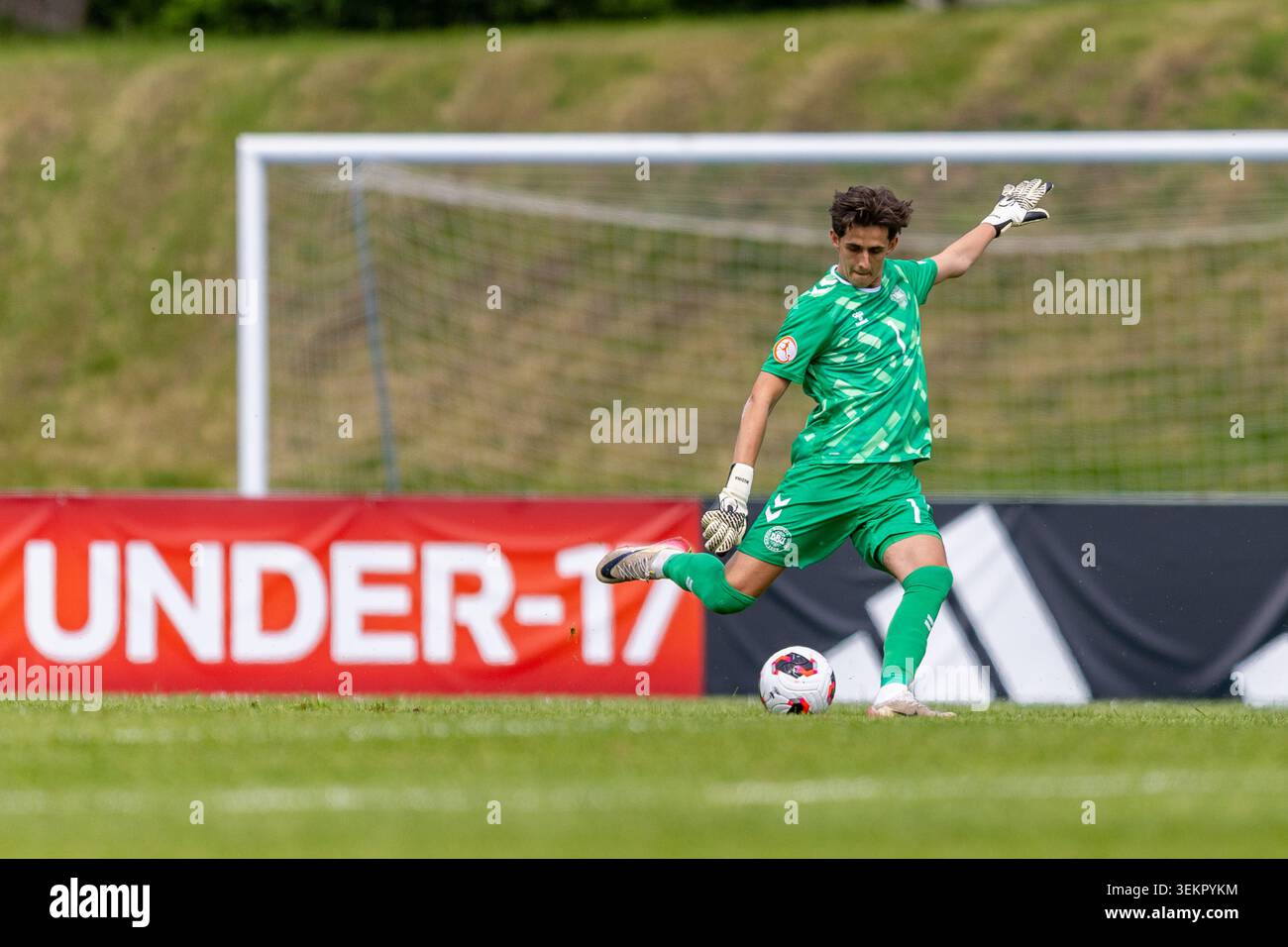 TALLIN, ESTONIA - JUNE 1: Elias Medina during the UEFA European Under ...