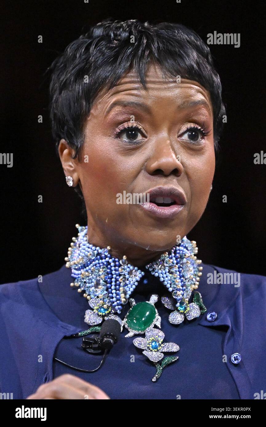 Mellody Hobson, Co-CEO Ariel Investments, speaks at the 2026 Forbes ...