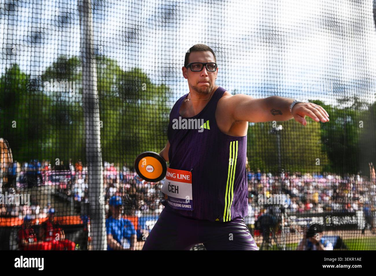 LKS 20260603 Kristjan Ceh of Slovenia competes in men's discus throw ...