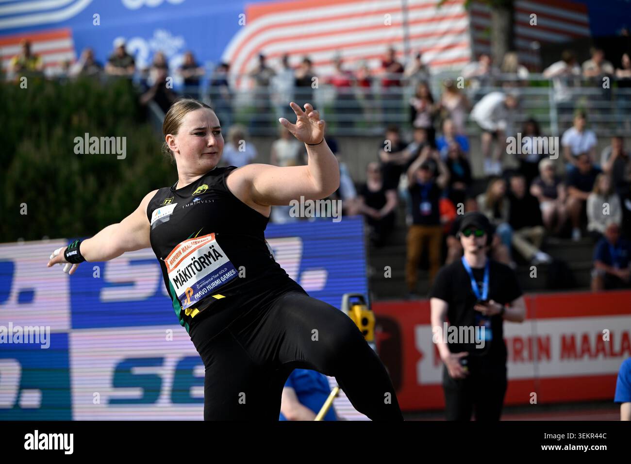 LKS 20260603 Senja Mäkitörmä of Finland competes in Women Shot Put ...