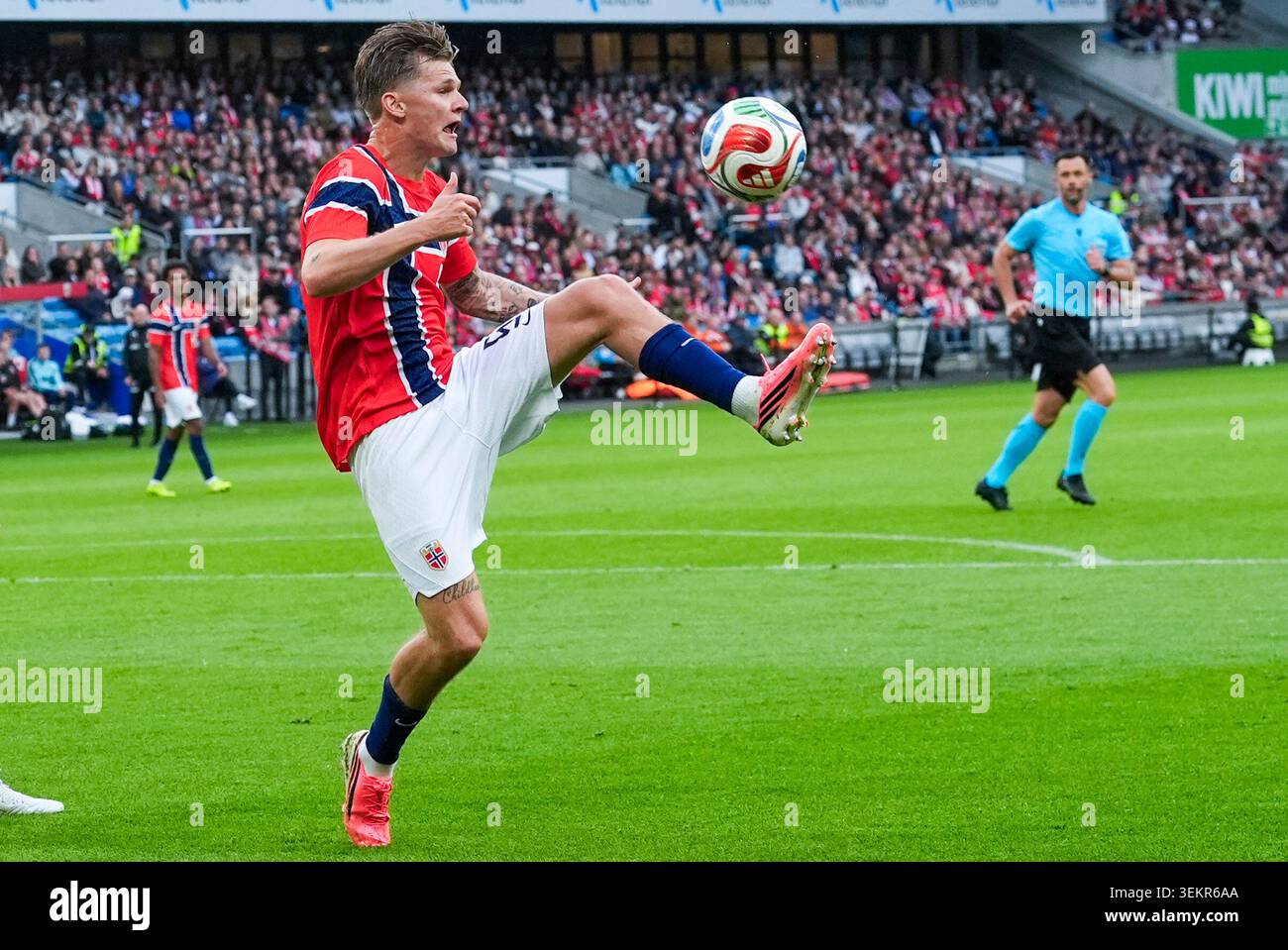 Drammen 20260601. David Møller Wolfe during the private international ...