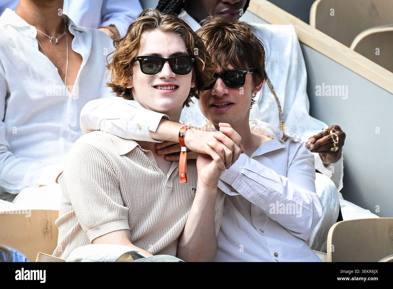 Pierre DE MAERE with his partner during the ninth day of the Roland ...