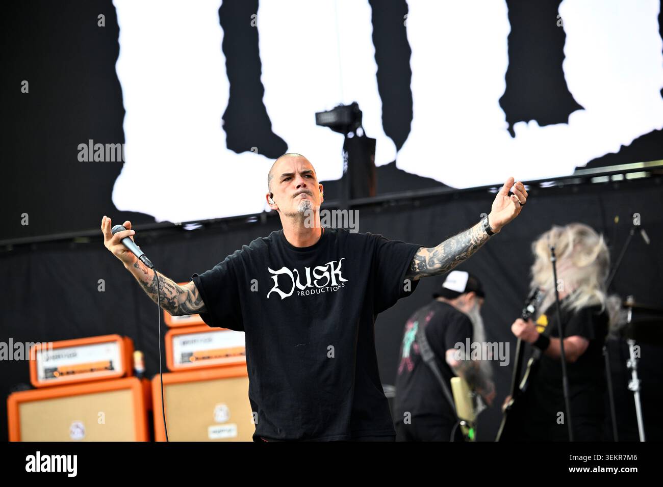 Down, USA, plays on Wednesday at the Sweden Rock Festival outside ...