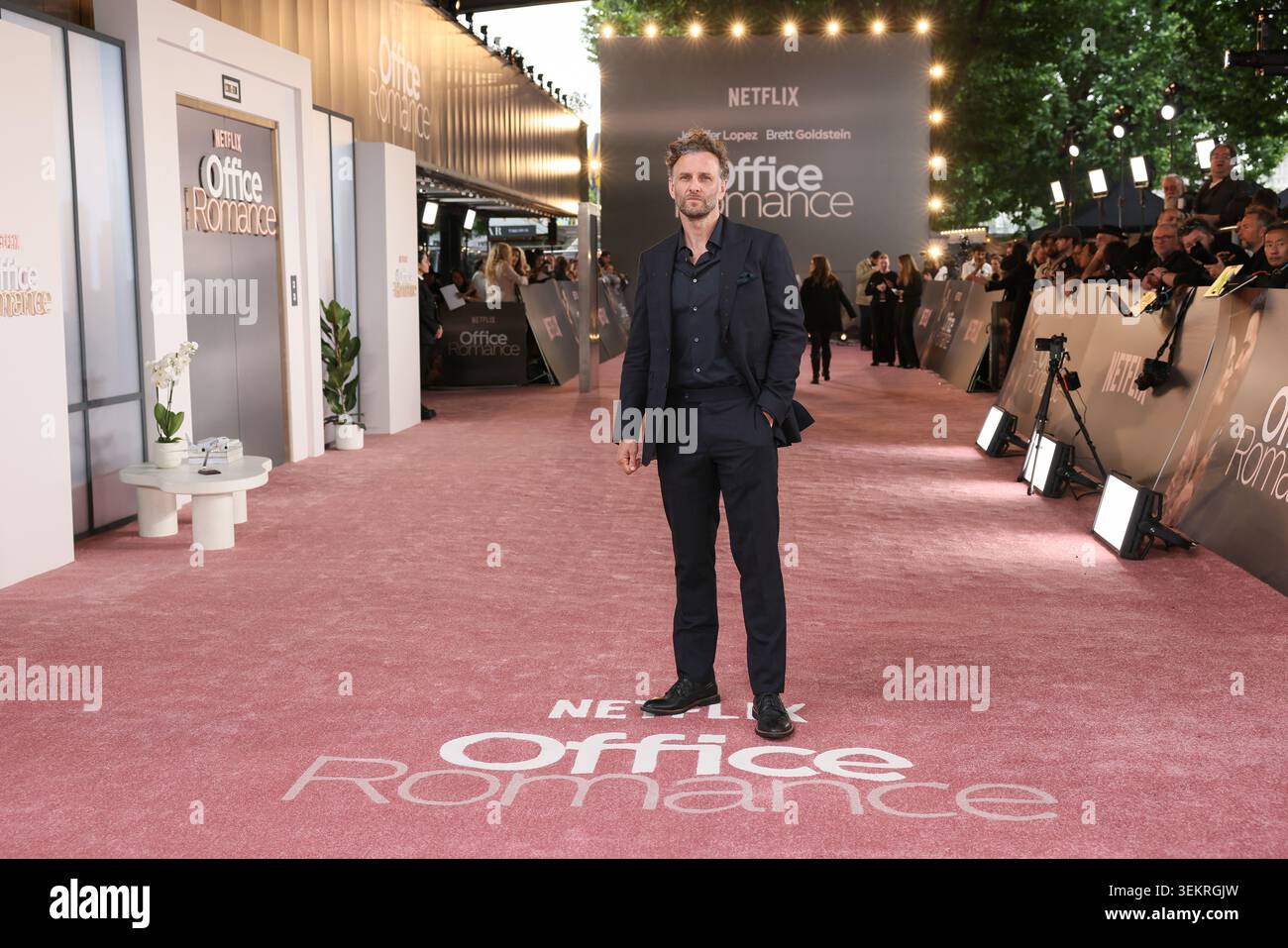 Steven Cree poses for photographers upon arrival at the premiere of the ...