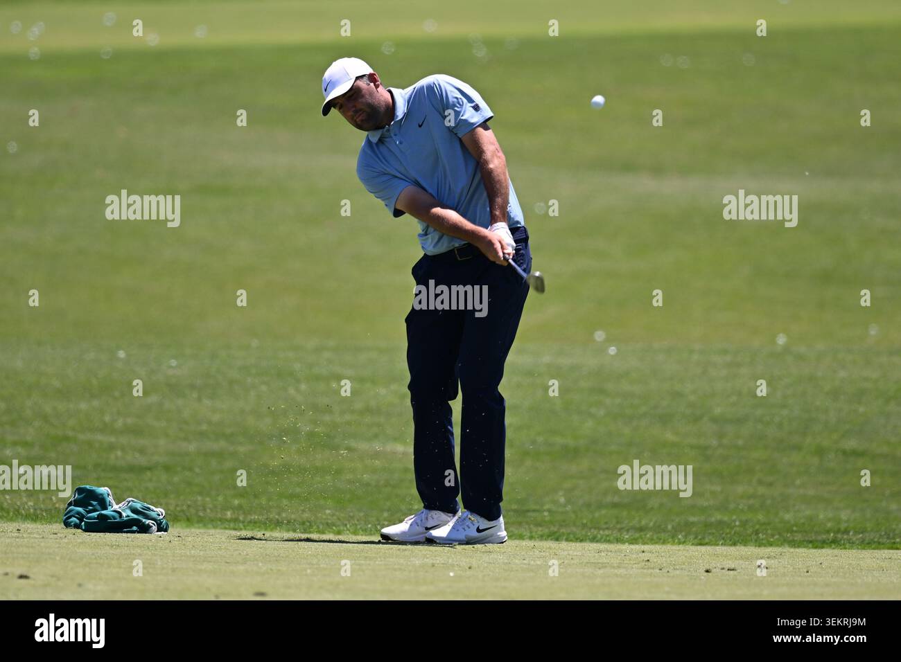 June 3, 2026: Scottie Scheffler (USA) hits on the chipping green in at ...