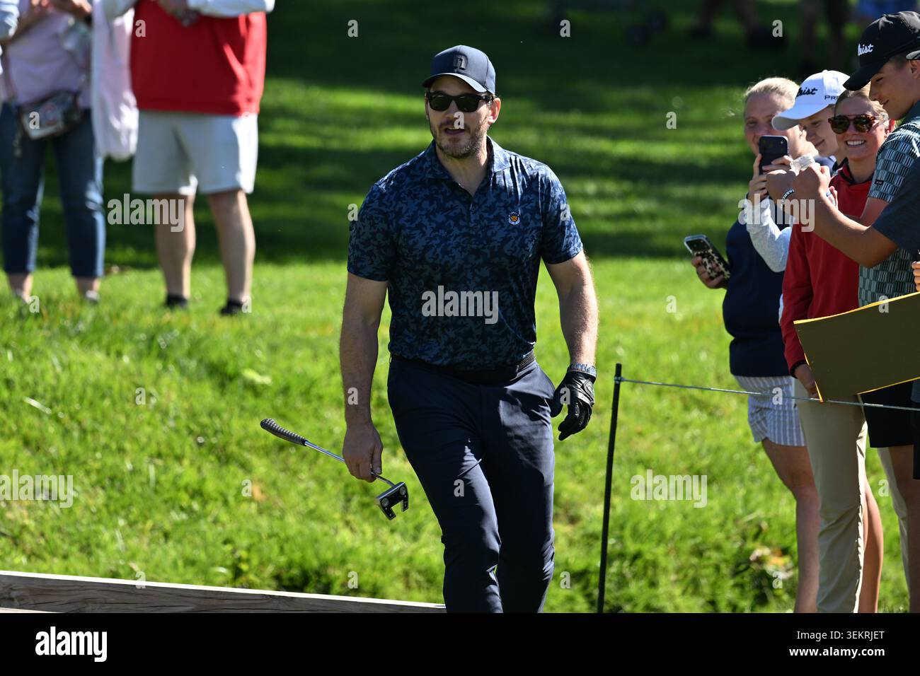 June 3, 2026: Actor Chris Pratt on the 9th hole in the Workday Golden ...