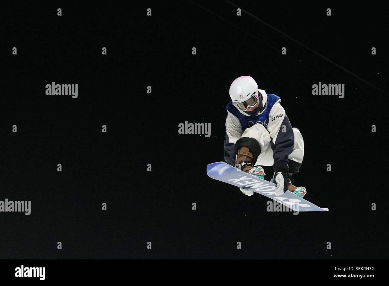 FILE - Japan's Yuto Totsuka competes during the men's snowboarding ...