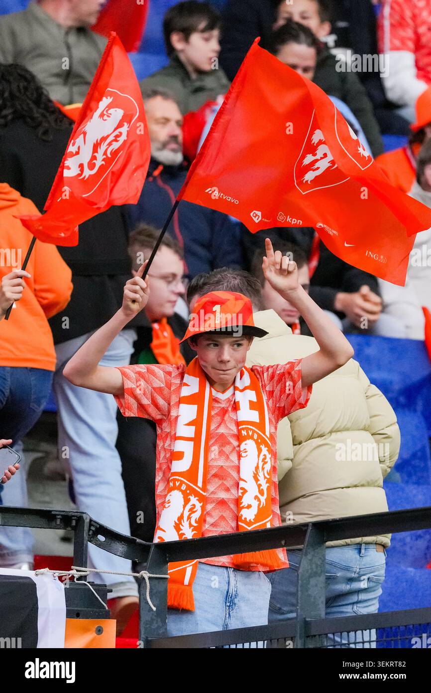 Rotterdam - Fans, Supporters during the International Friendly between ...