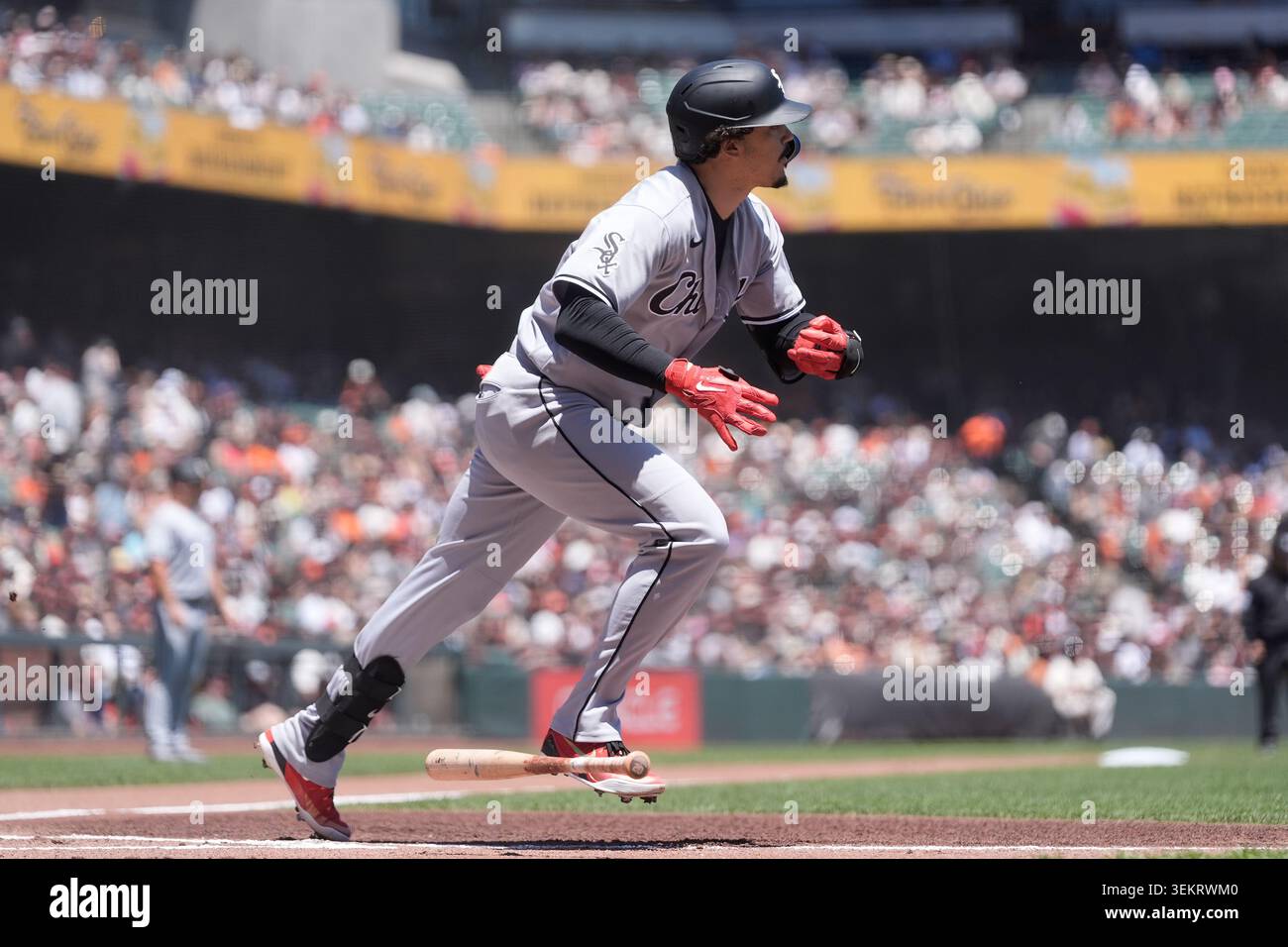 Chicago White Sox's Miguel Vargas during a baseball game against the ...