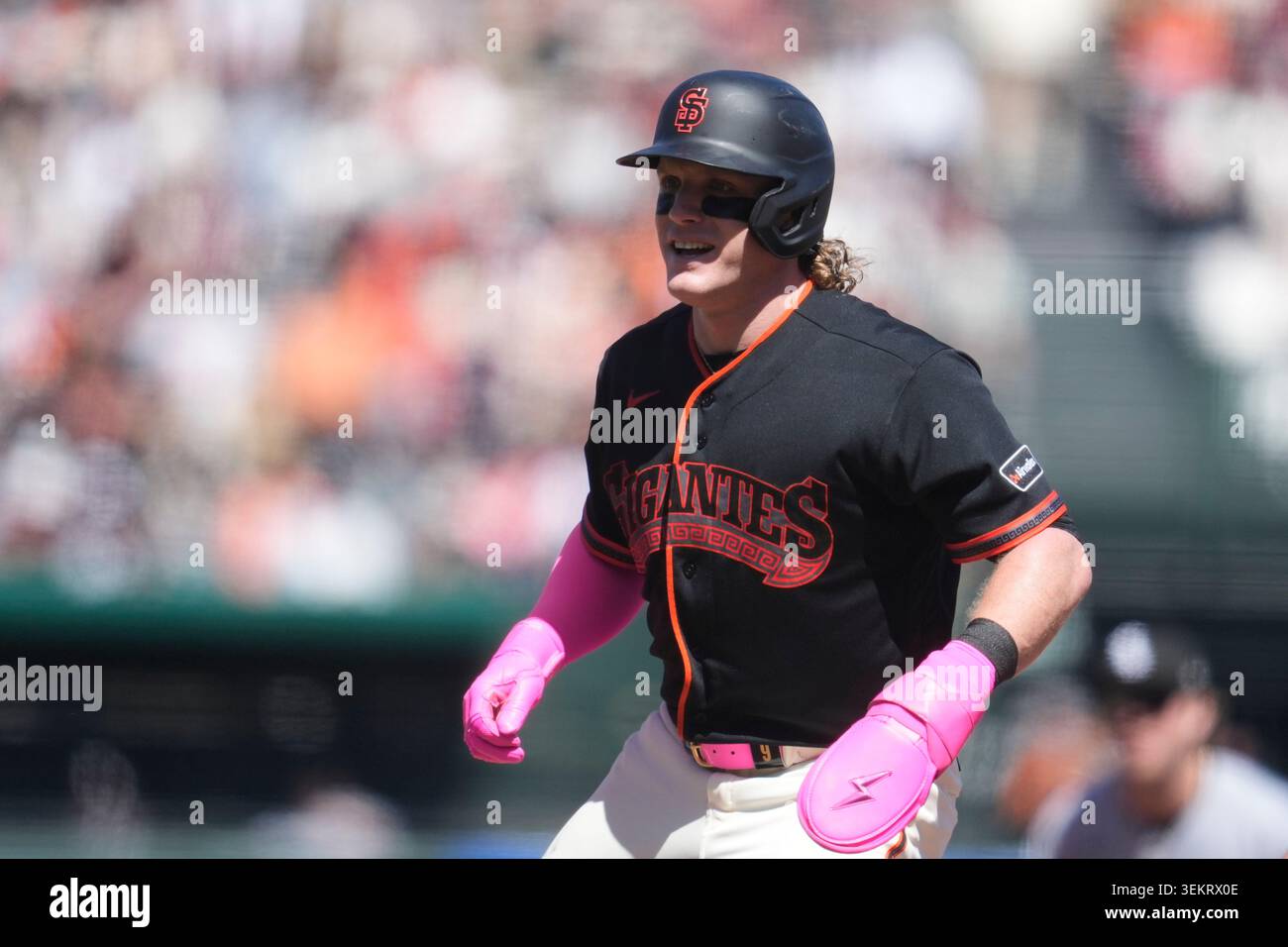 San Francisco Giants' Harrison Bader during a baseball game against the ...