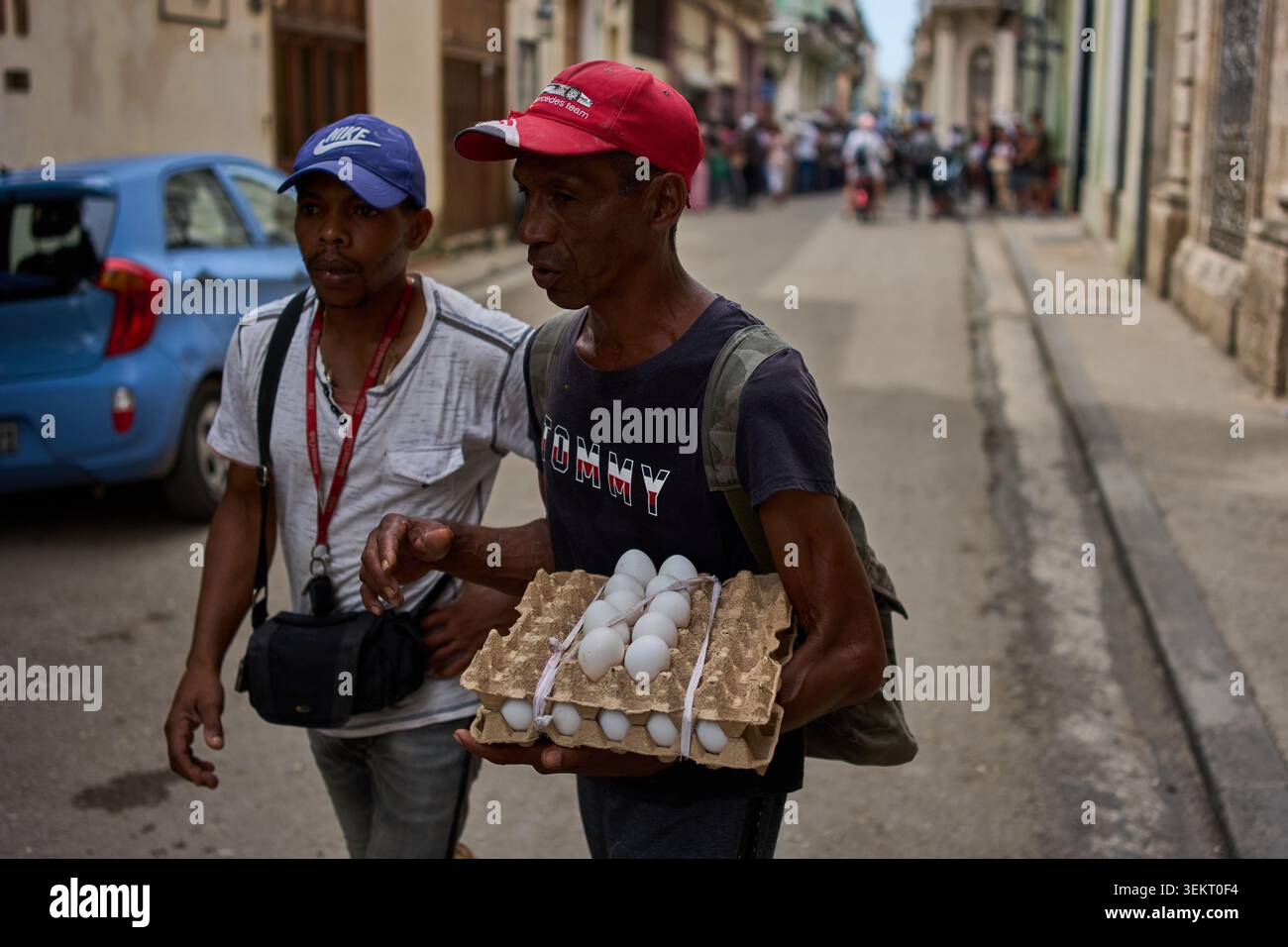 People walk and chat in Havana, Wednesday, June 3, 2026. (AP Photo ...