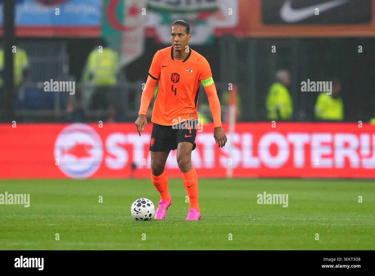 Rotterdam - Virgil van Dijk of The Netherlands during an International ...