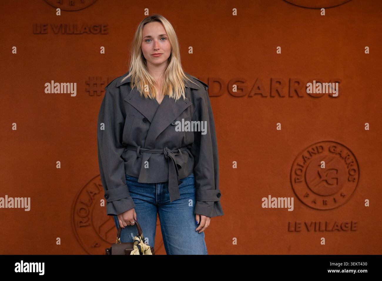 Chloe Jouannet attends the 2026 French Open at Roland Garros on June 3 ...