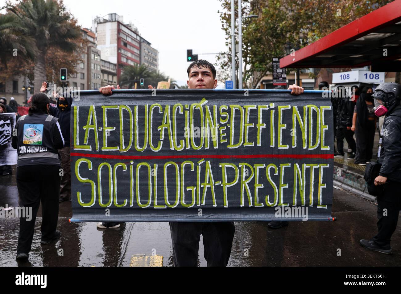 Various student organizations called for a nationwide strike and march ...