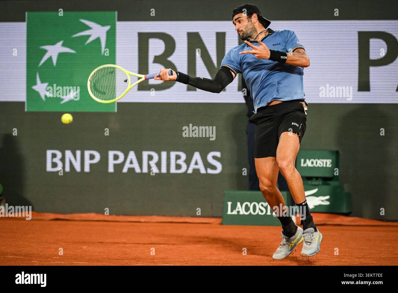 Matteo BERRETTINI of Italy during the eleventh day of the Roland-Garros ...