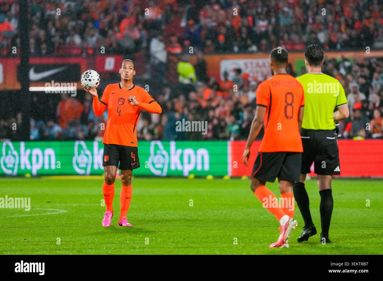 Rotterdam - Virgil van Dijk of The Netherlands during the International ...