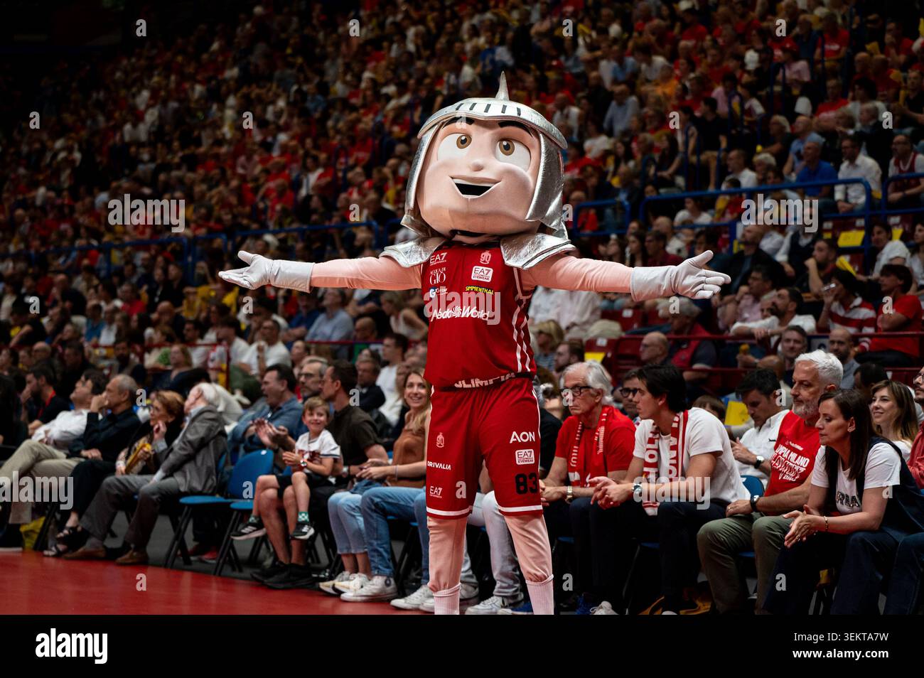 IPA85300684 - Olimpia Milano supporters during Playoff - Semifinal ...