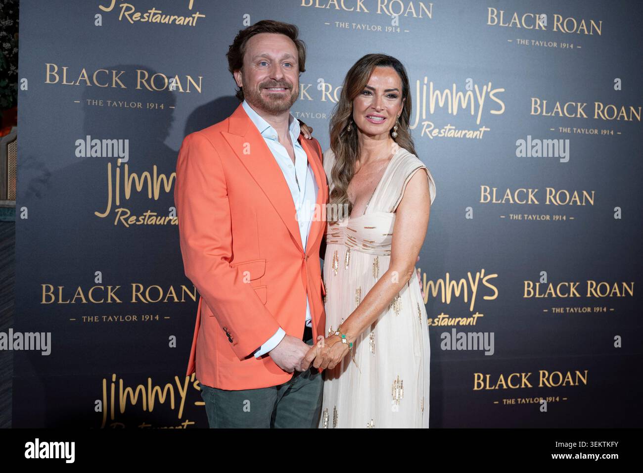 Juan Peña and Sonia Garcia during the first anniversary of "Black Roan ...