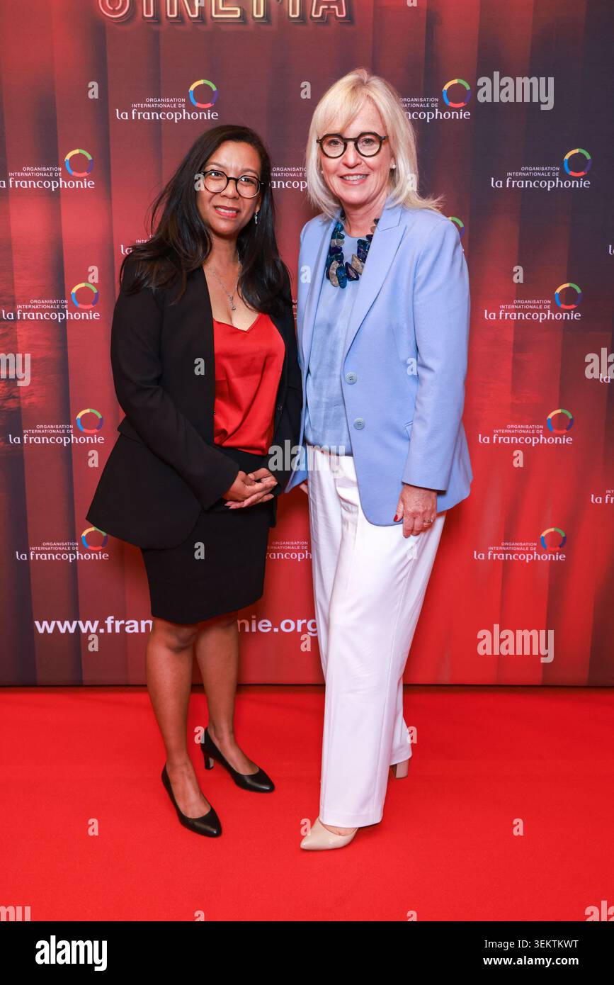 Diana Ramarohetra and Caroline de Saint Hilaire attend the photocall ...