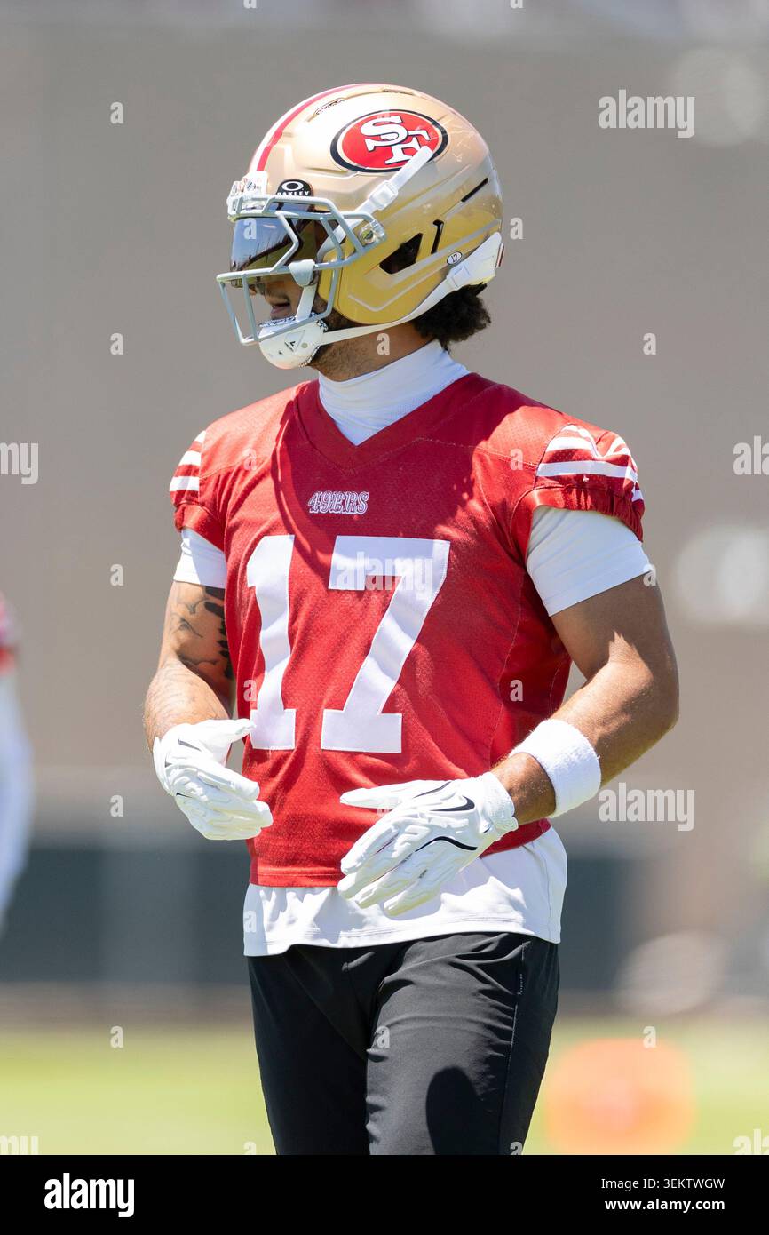 June 3, 2026; Santa Clara, California, USA; San Francisco 49ers wide ...