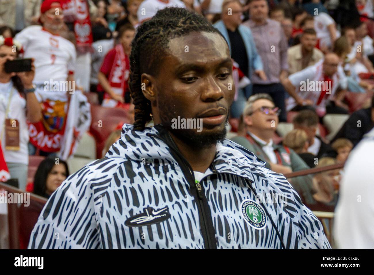 Warsaw, Poland. 3 June 2026. IGOH OGBU of NIGERIA Seen during Friendly ...