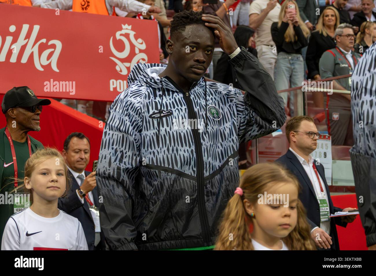 Warsaw, Poland. 3 June 2026. AKOR ADAMS of NIGERIA Seen during Friendly ...