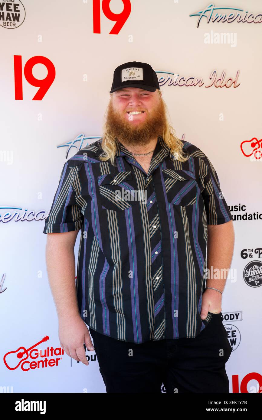 Nashville TN June3: Will Moseley at The American Idol 19 Recordings ...