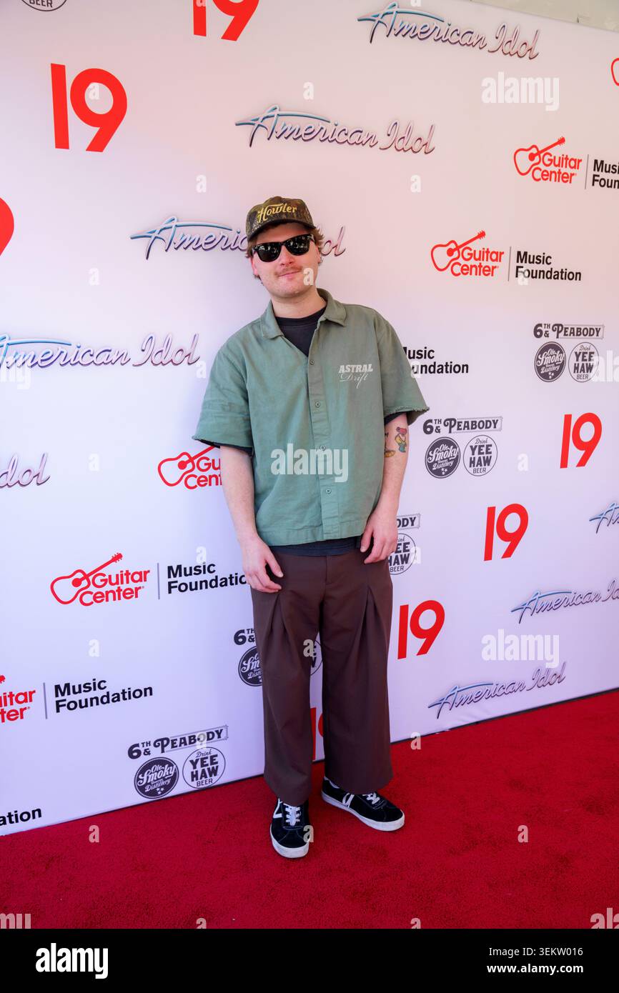 Nashville TN June3: Brooks Roser at The American Idol 19 Recordings ...
