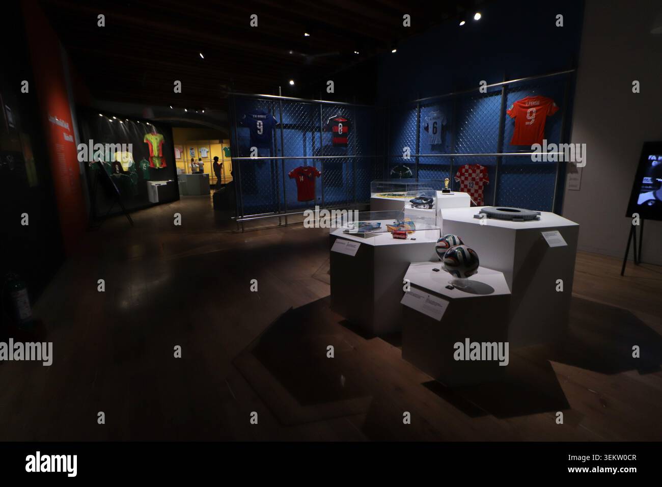 General view of the exhibition "Soccer: Designing a Passion" at Franz ...
