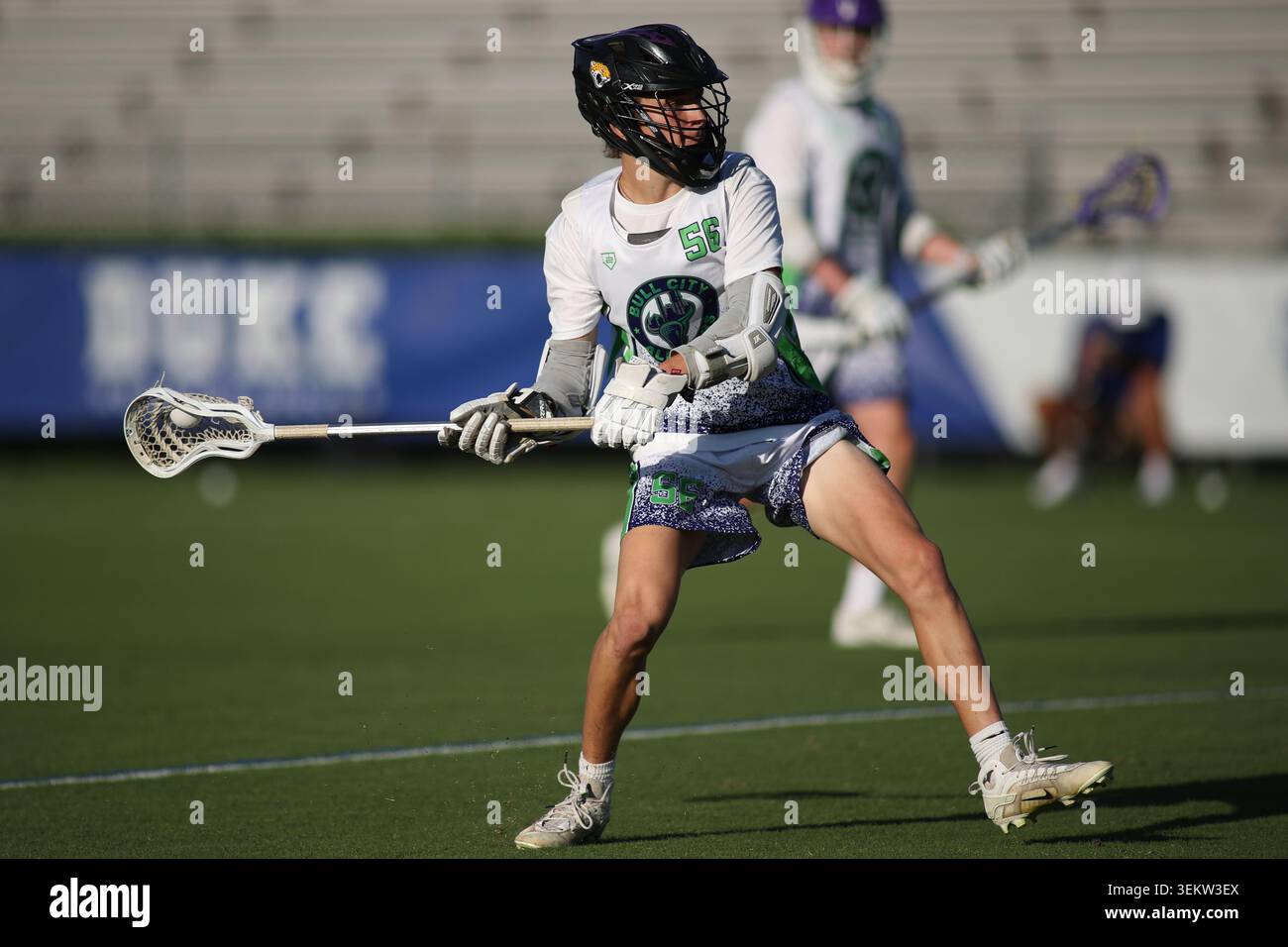 Durham, NC: 3 June 2026, Tyler Pease (56) shoots during a match up ...