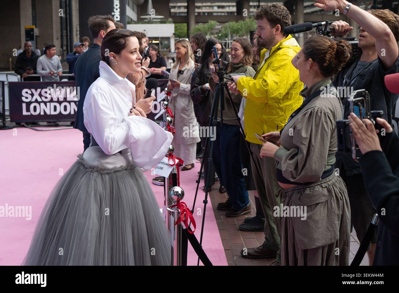 Claire Foy interviewed by the press at the Savage House World Premiere ...