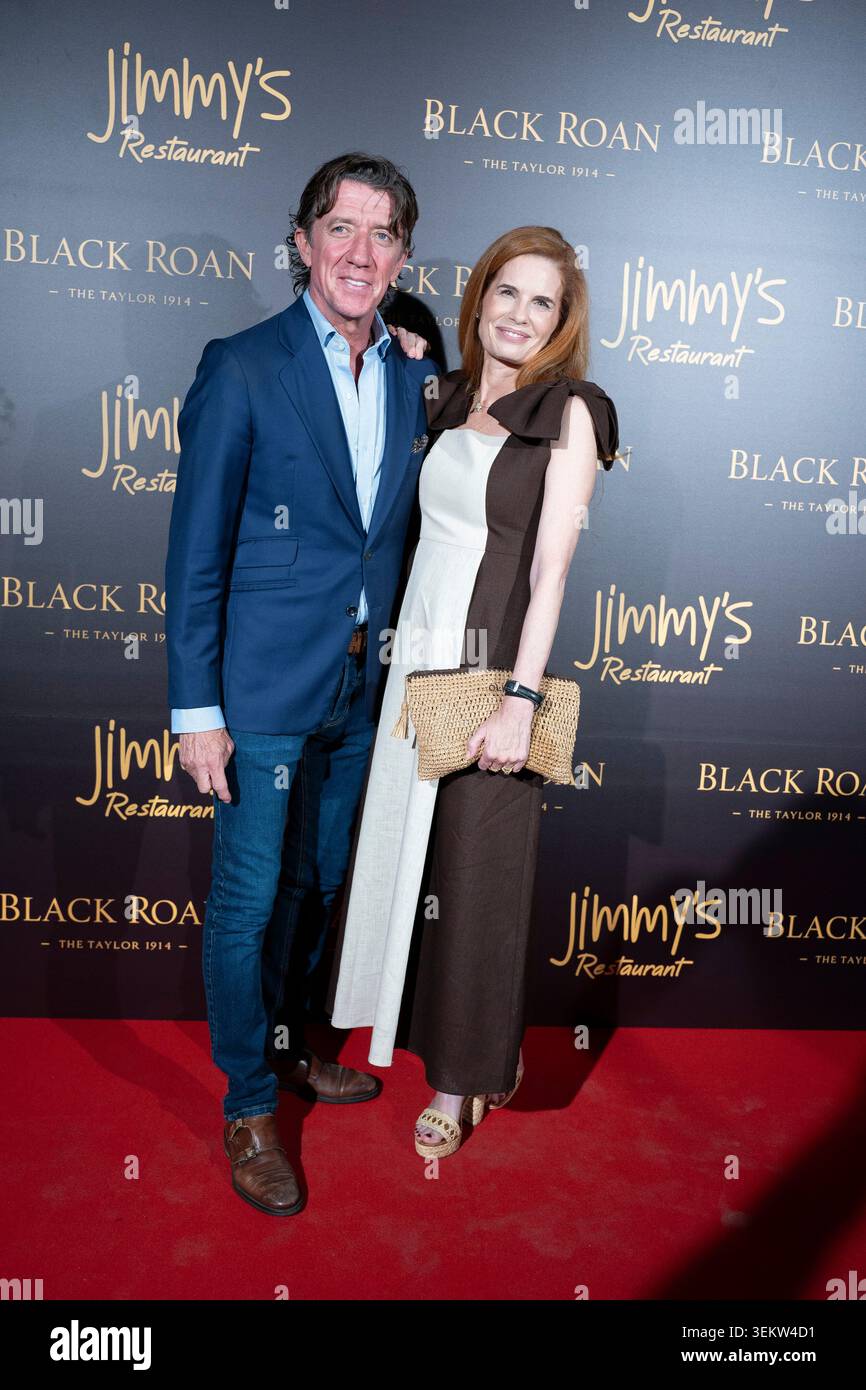 Colate and Olivia de Borbon attend the first anniversary of "Black Roan ...
