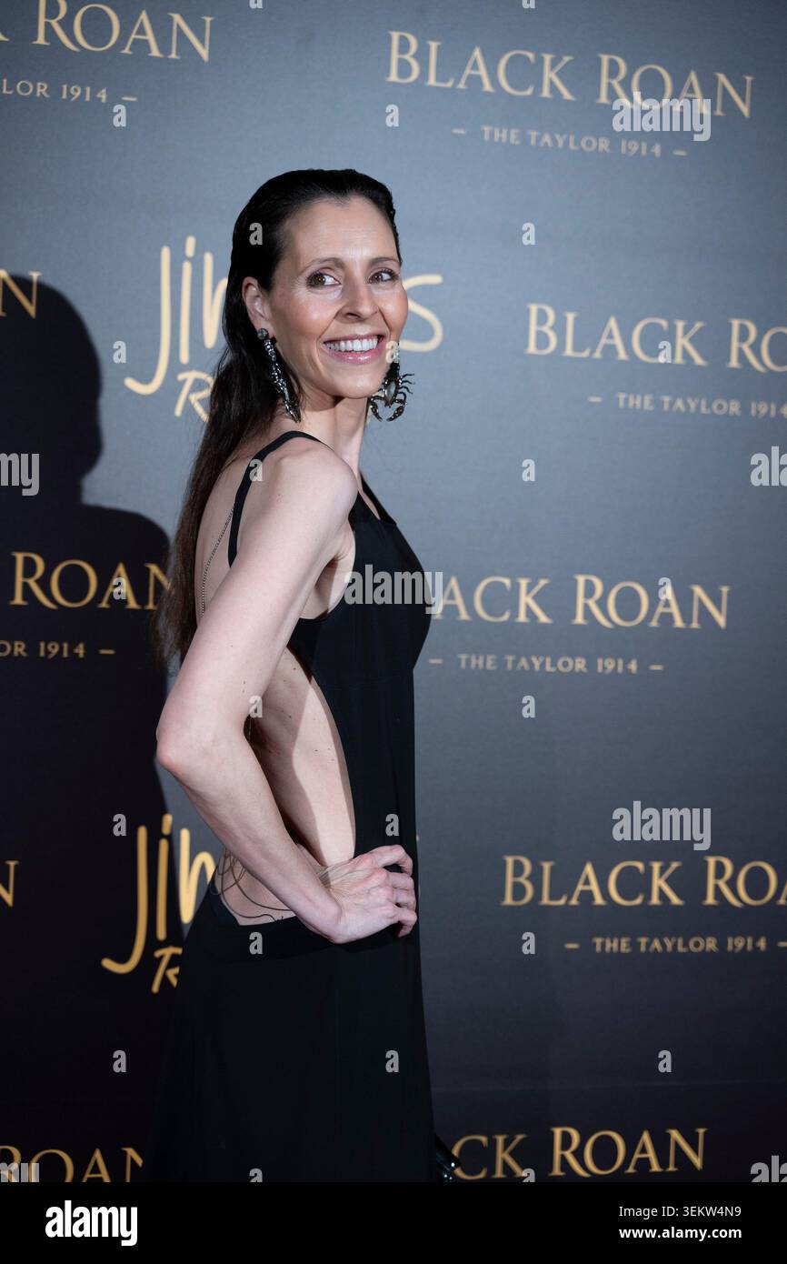 Yolanda font attends the first anniversary of "Black Roan" at Jimmy's ...
