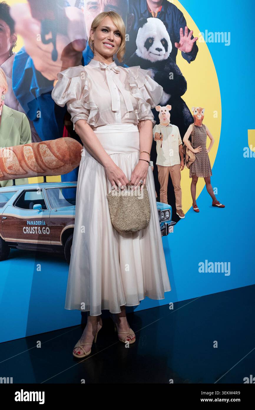 Patricia Conde Galindo attends the premiere of the film "A Gun, a ...