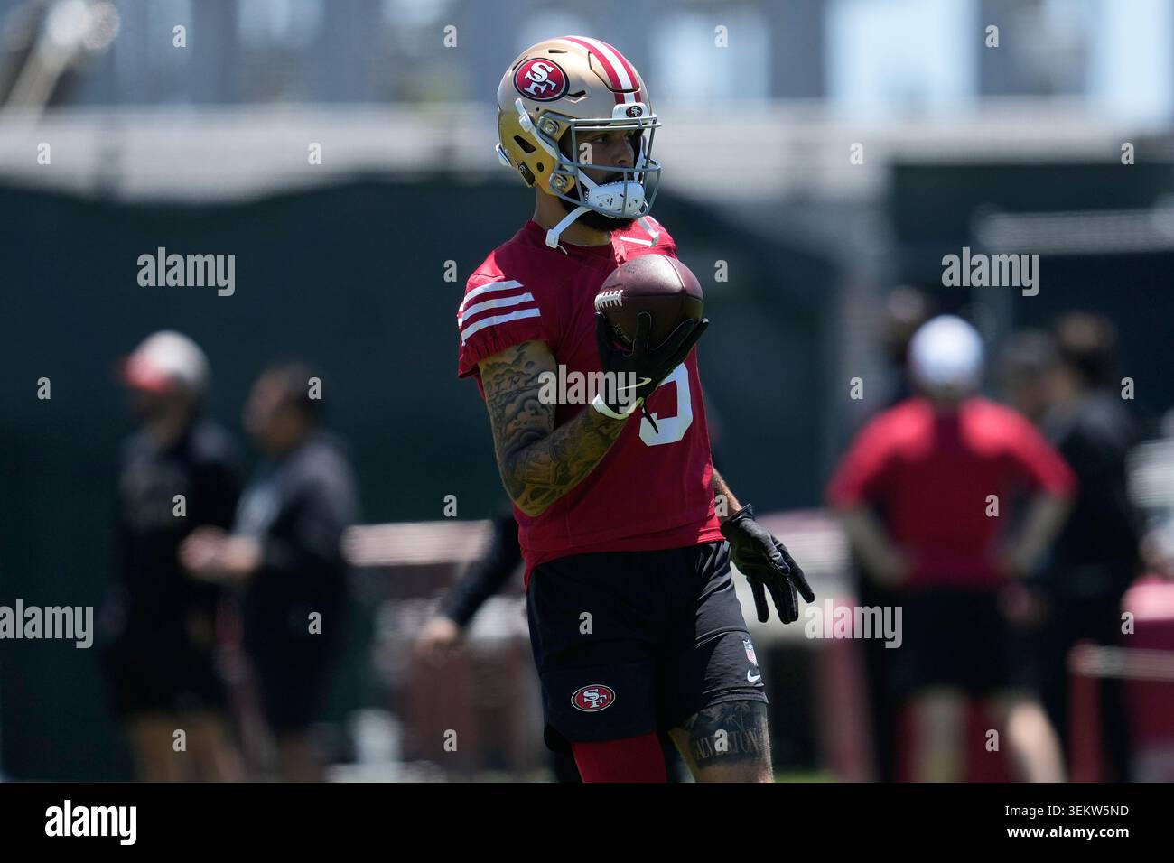 San Francisco 49ers wide receiver Mike Evans during NFL football ...