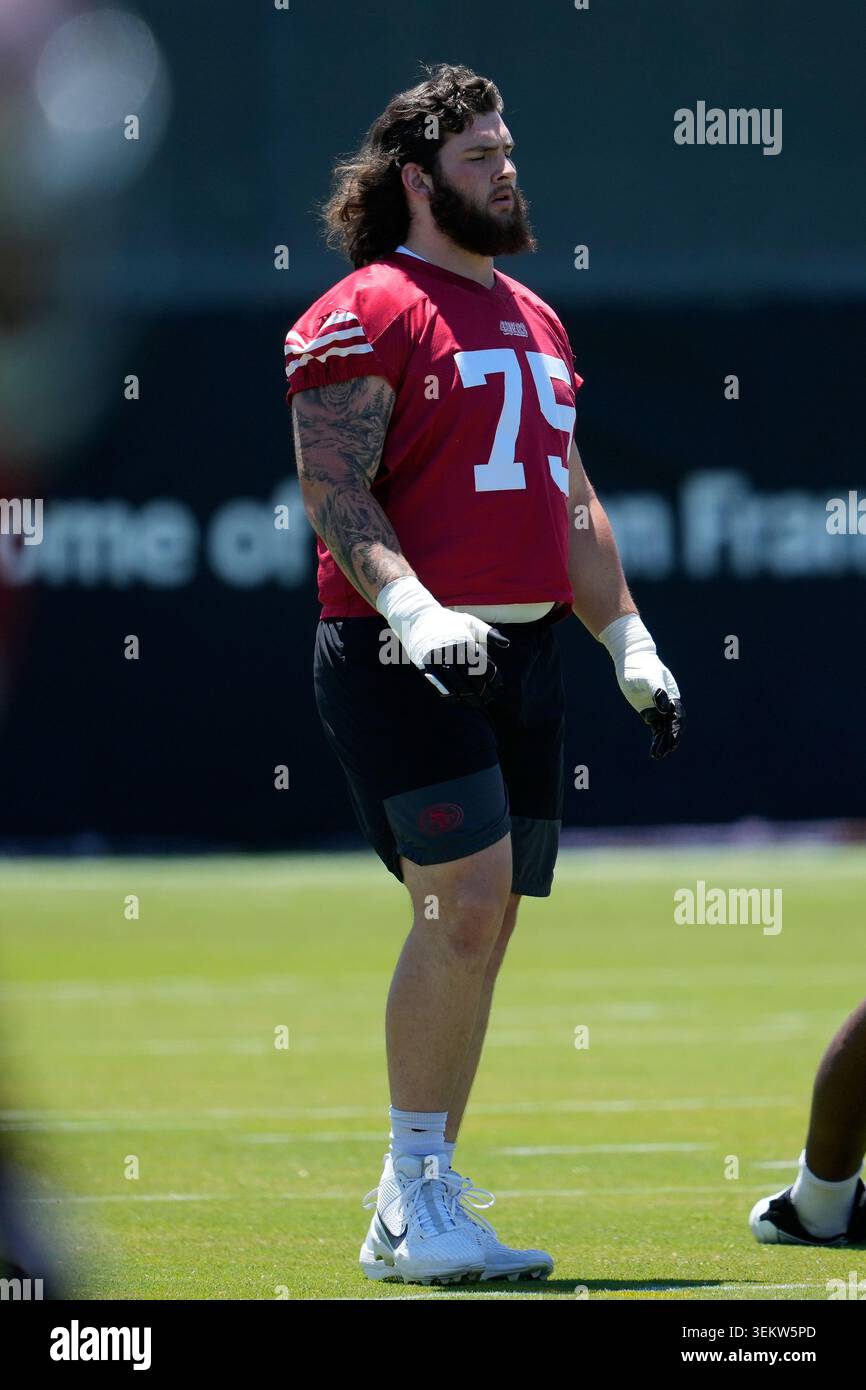 San Francisco 49ers guard Connor Colby (75) during NFL football ...