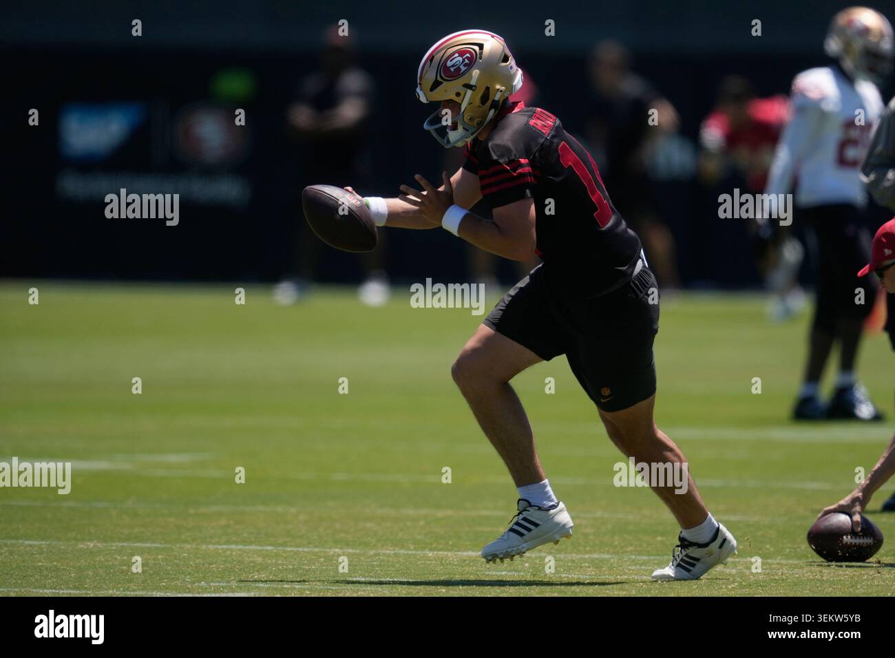 San Francisco 49ers quarterback Kurtis Rourke during NFL football ...