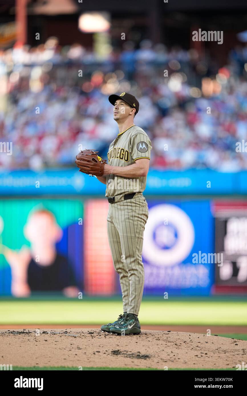 San Diego Padres' Walker Buehler plays during a baseball game Wednesday ...