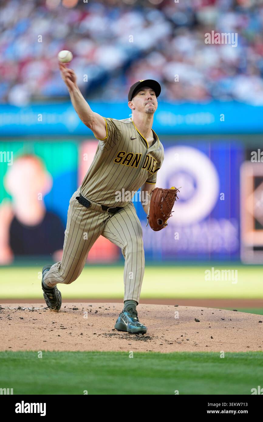 San Diego Padres' Walker Buehler plays during a baseball game Wednesday ...