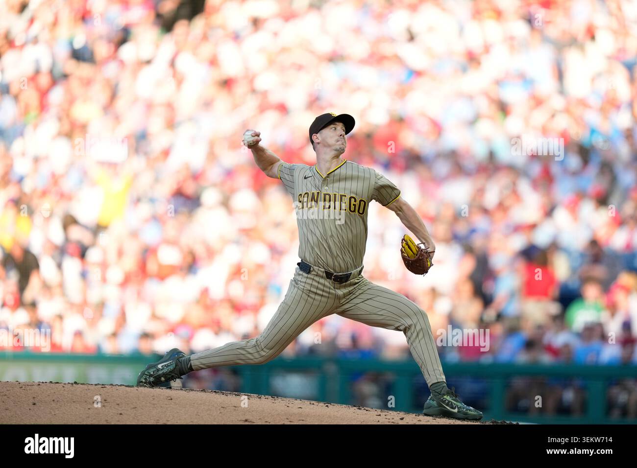 San Diego Padres' Walker Buehler plays during a baseball game Wednesday ...