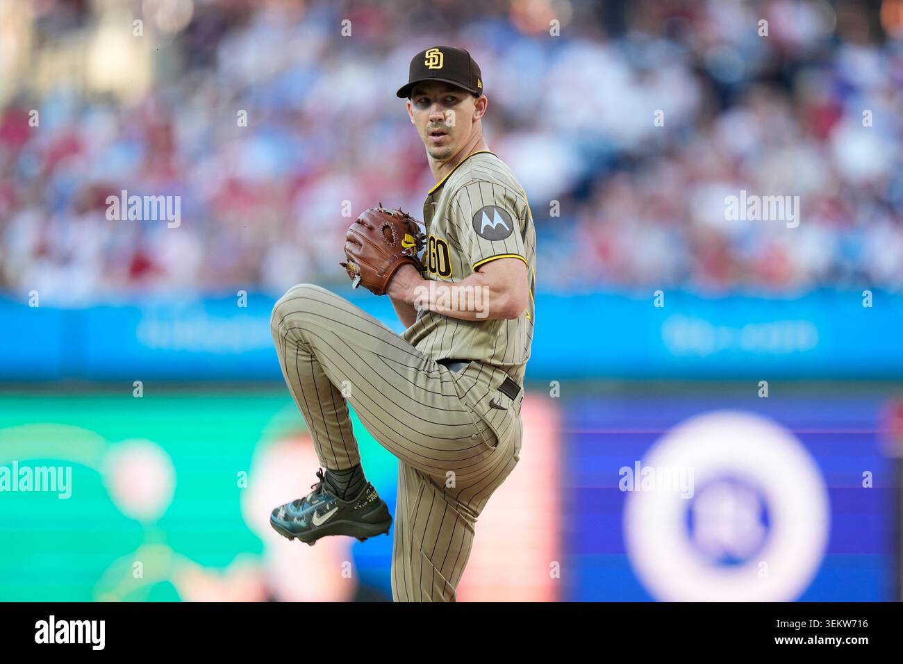 San Diego Padres' Walker Buehler plays during a baseball game Wednesday ...
