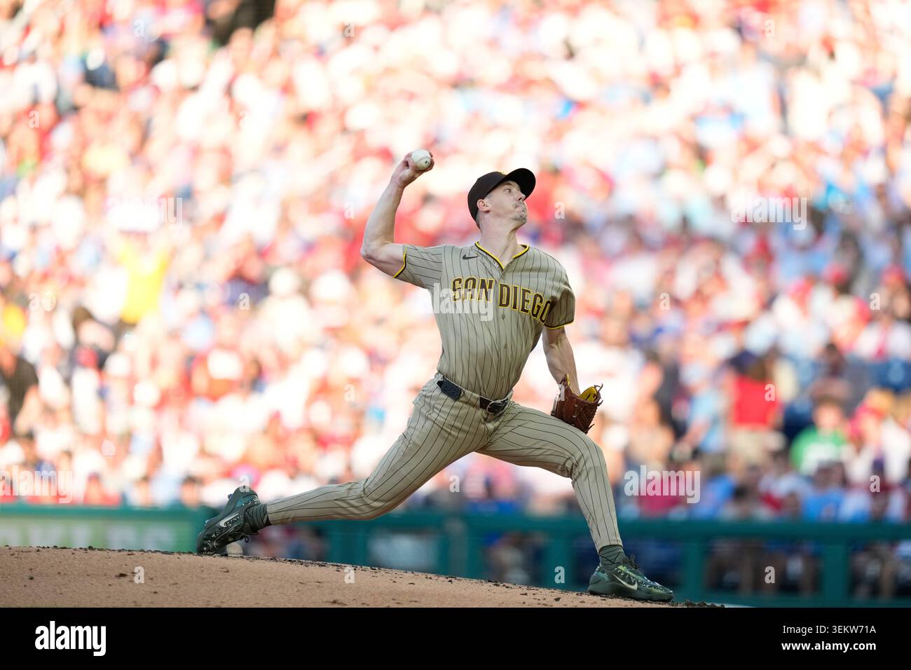 San Diego Padres' Walker Buehler plays during a baseball game Wednesday ...