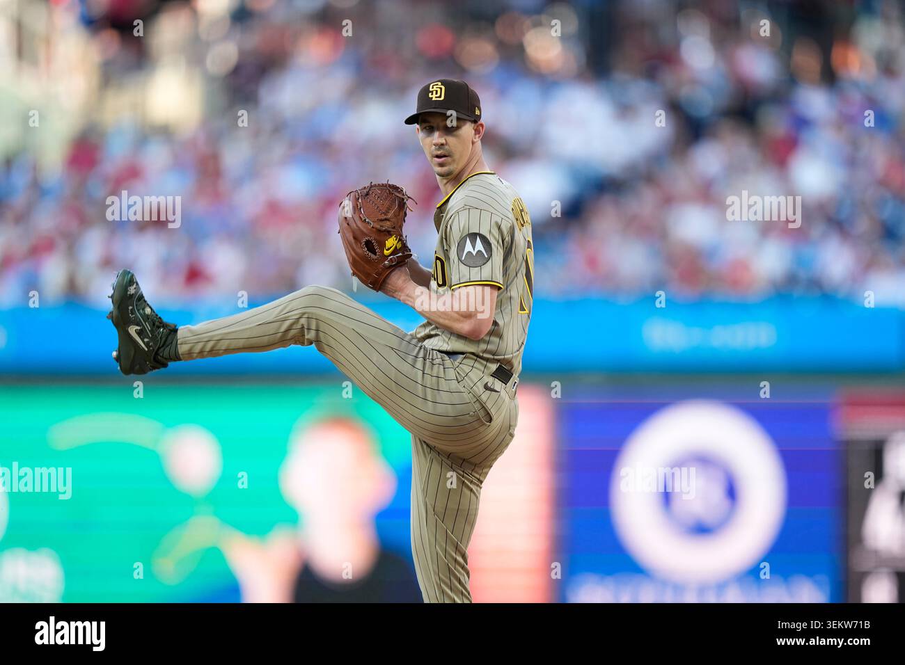 San Diego Padres' Walker Buehler plays during a baseball game Wednesday ...