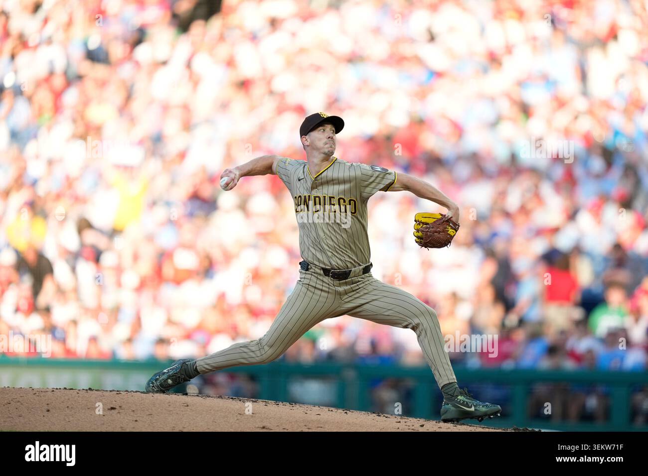 San Diego Padres' Walker Buehler plays during a baseball game Wednesday ...