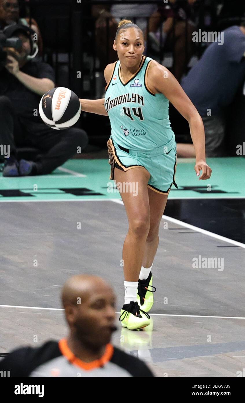 Wednesday, June 3, 2026; Brooklyn, New York, USA; New York Liberty ...