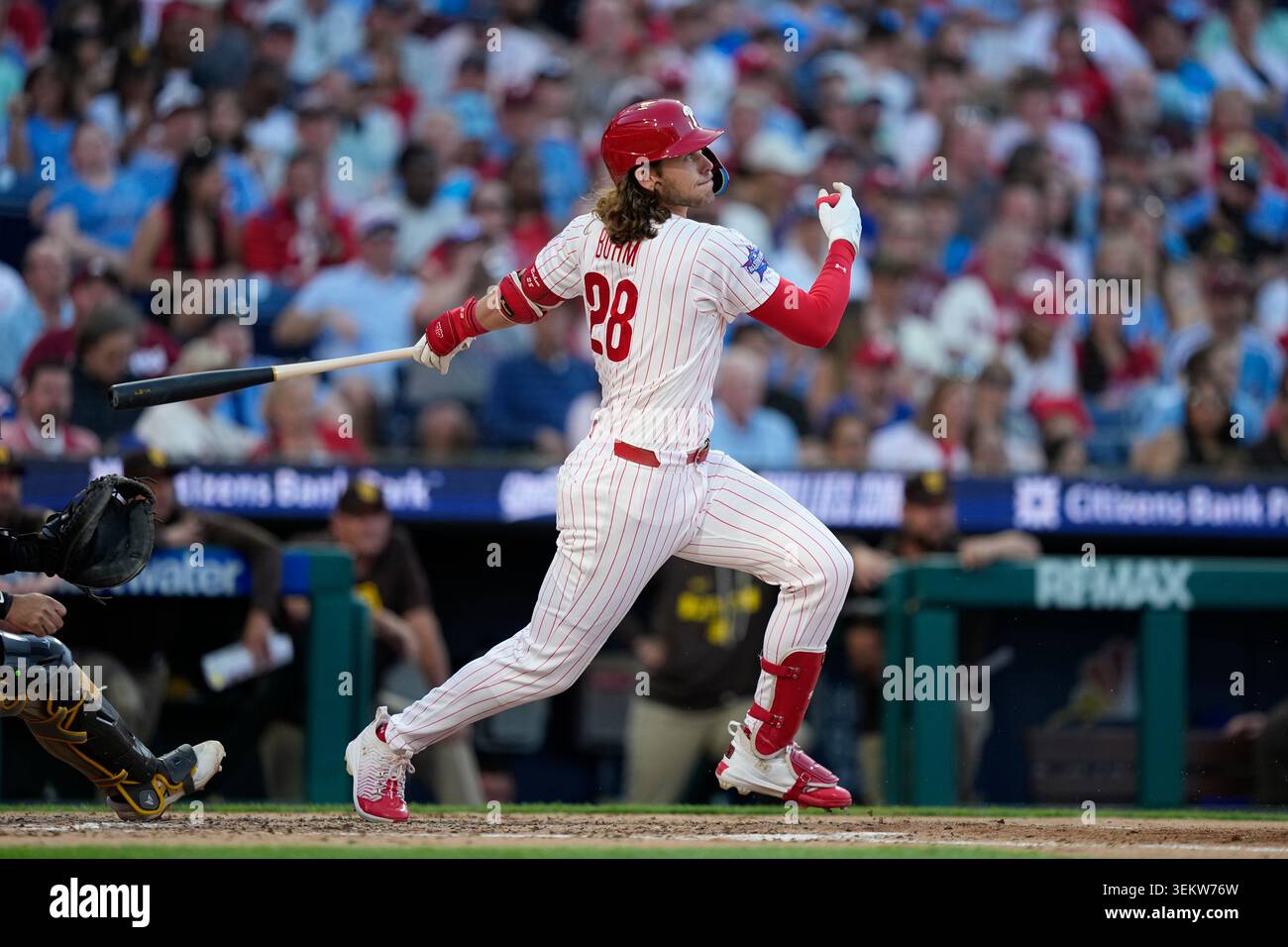 Philadelphia Phillies' Alec Bohm plays during a baseball game Wednesday ...